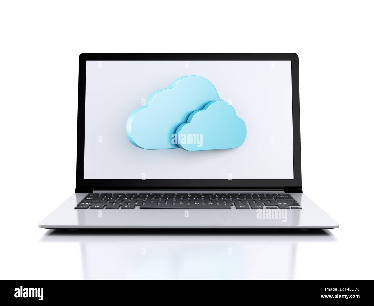 business laptop pc. Cloud computing concept Stock Photo - Alamy
