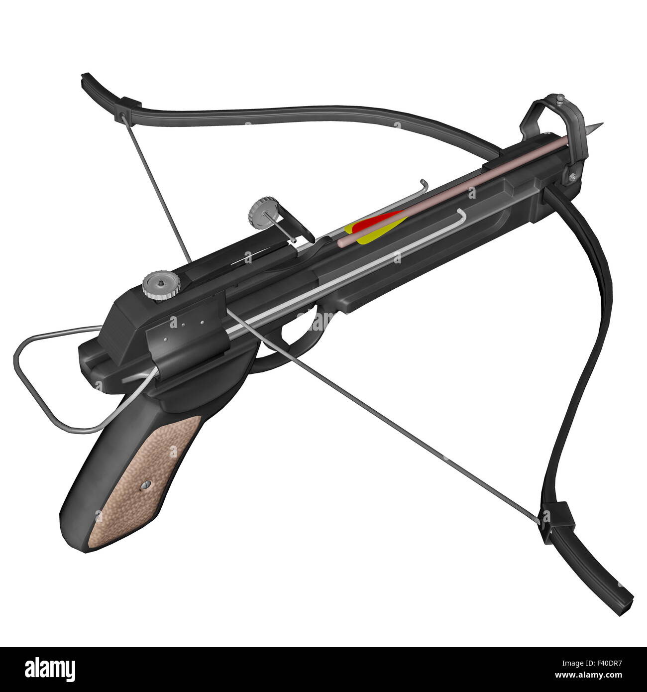 Hand crossbow - 3D render Stock Photo - Alamy
