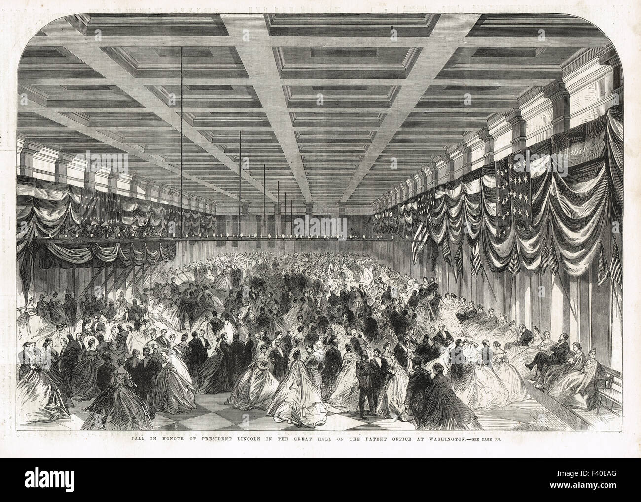 Abraham lincoln 1865 inaugural hi-res stock photography and images - Alamy