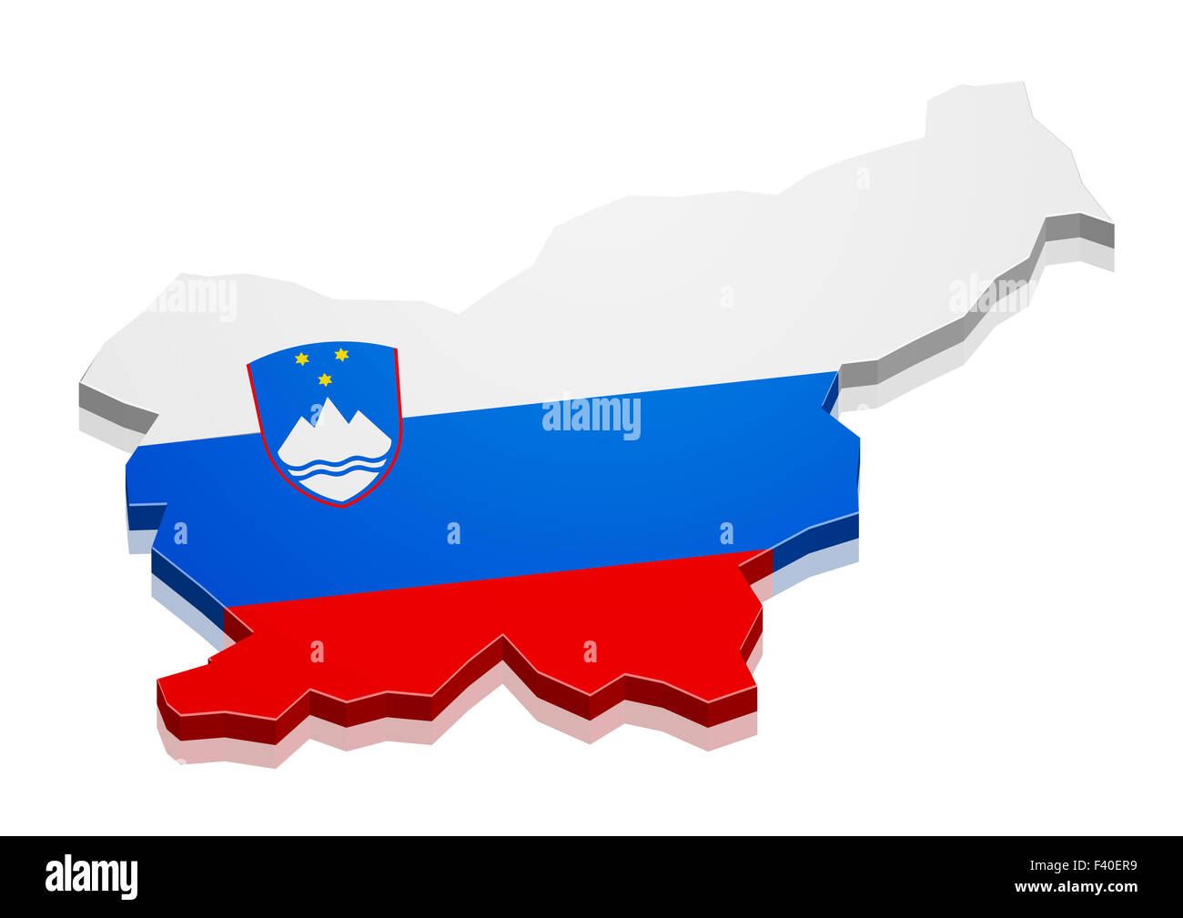 Outline slovenia map hi-res stock photography and images - Alamy