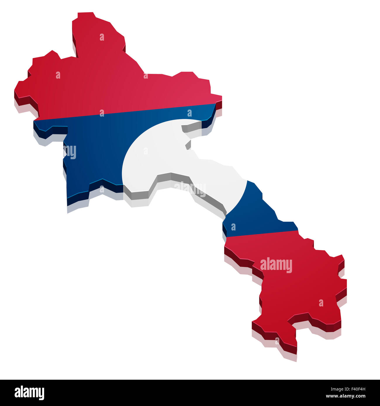 Map of lao hi-res stock photography and images - Alamy