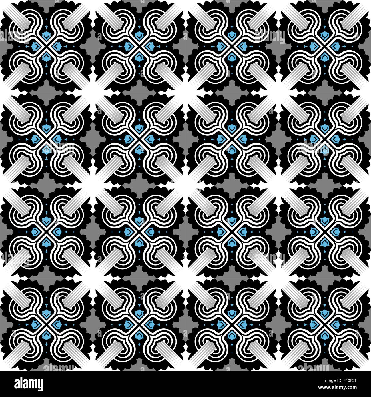 Geometric mosic pattern Cut Out Stock Images & Pictures - Alamy