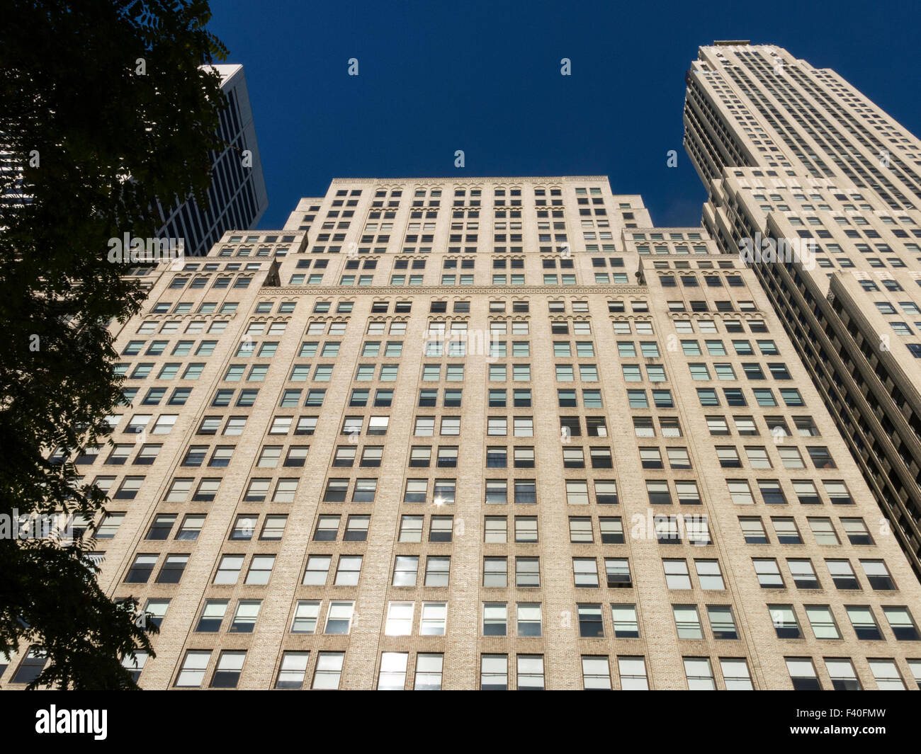 Skyscrapers Along West 42nd Street, NYC, USA Stock Photo - Alamy