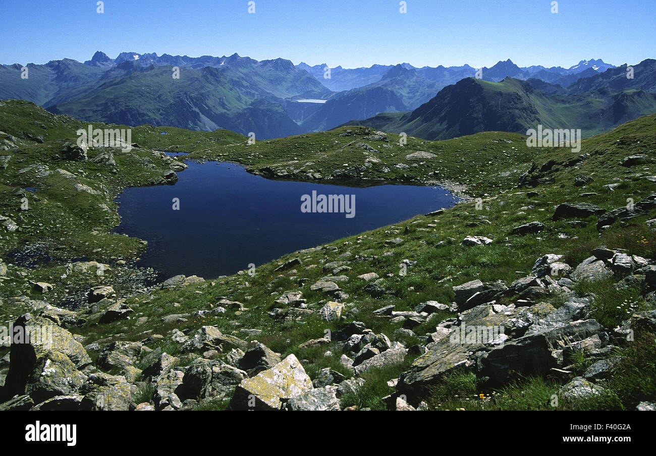 alps; landscape; Austria; alpine lake Stock Photo - Alamy