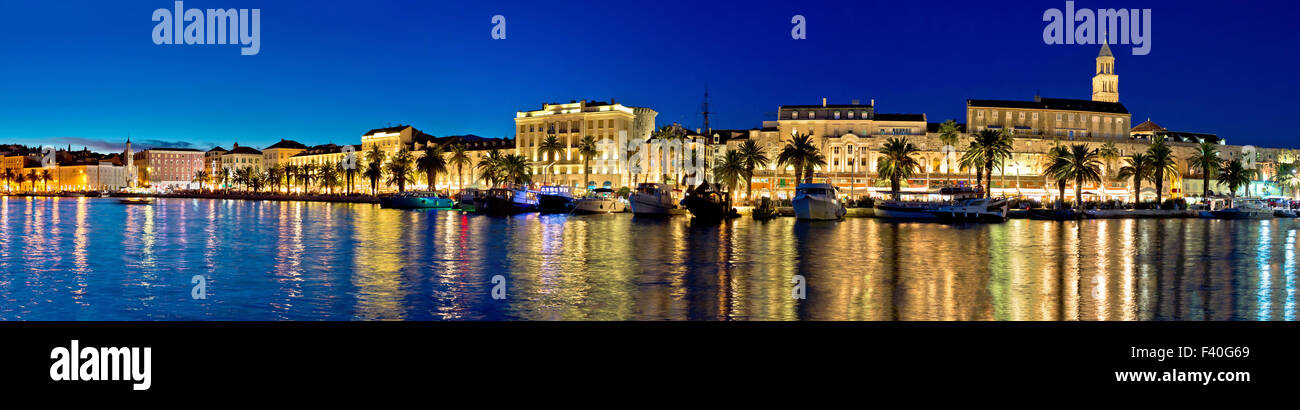 Amazing Split waterfront evening panorama Stock Photo - Alamy