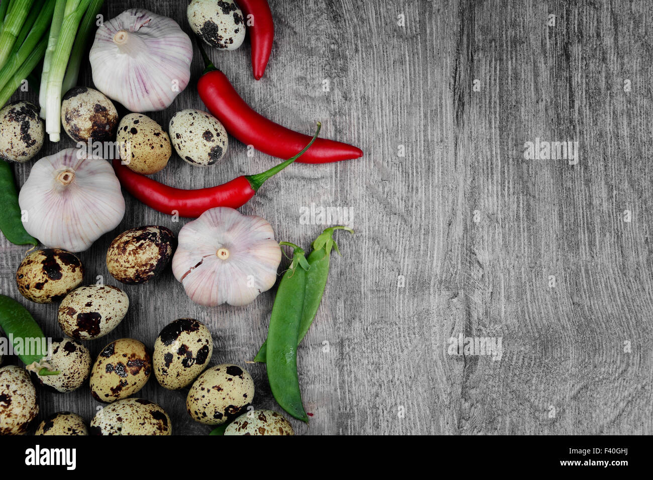 Beautiful vegetable frame Stock Photo - Alamy