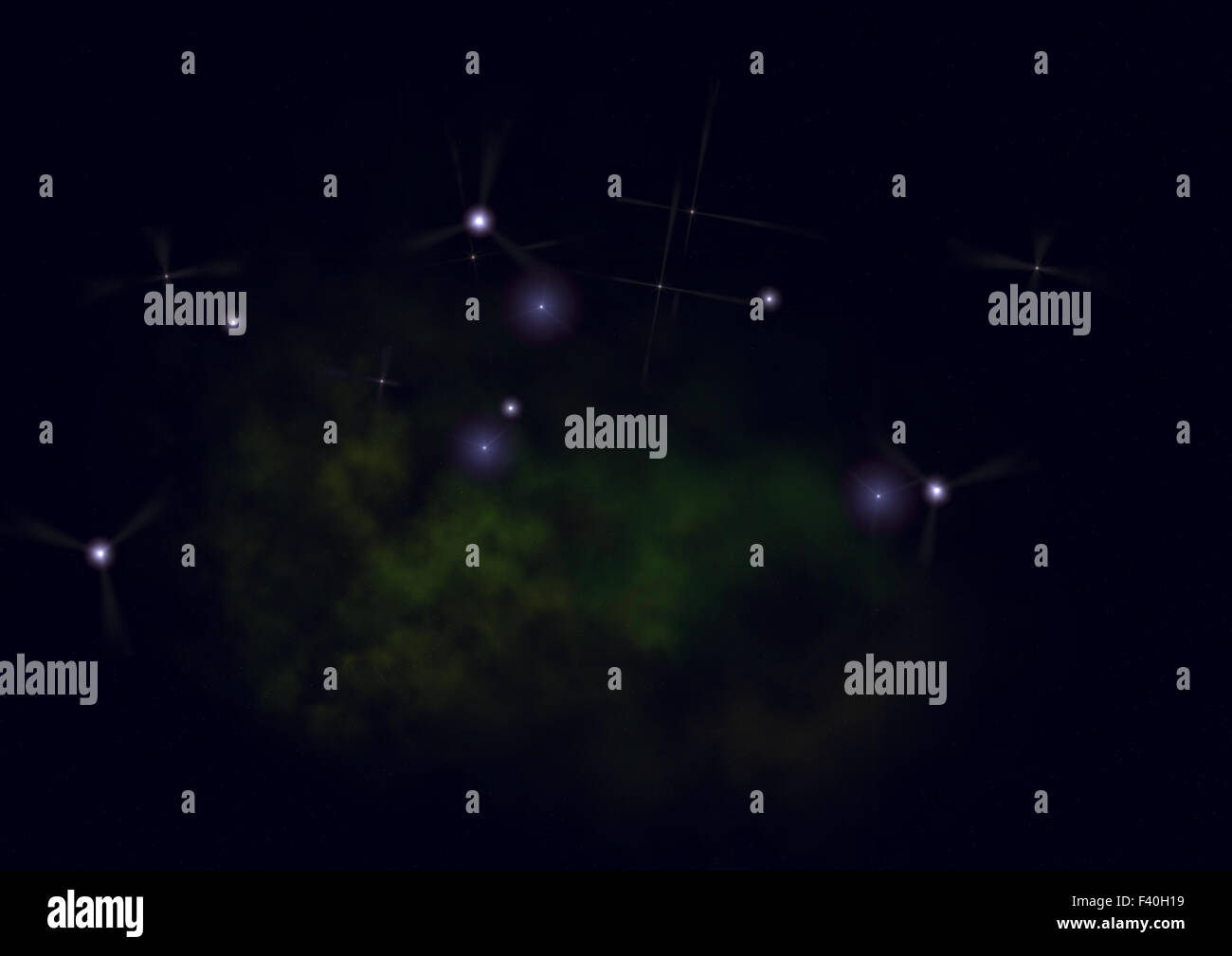 Star field in space and a nebulae Stock Photo - Alamy