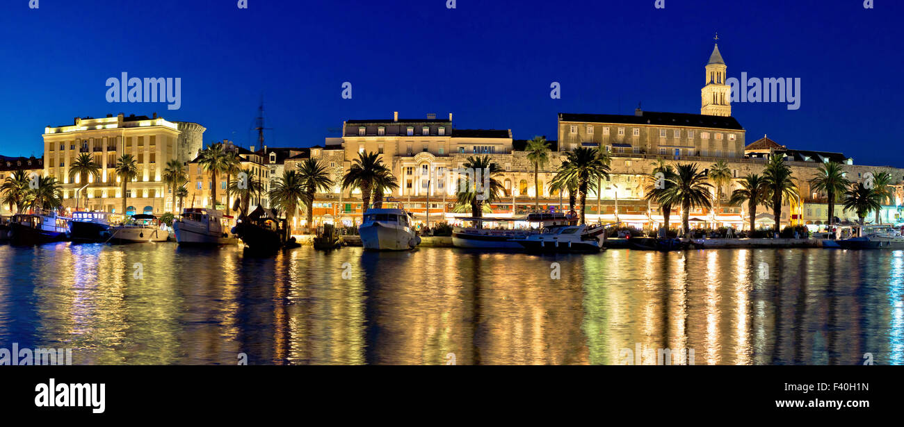 Amazing Split waterfront evening panorama Stock Photo - Alamy