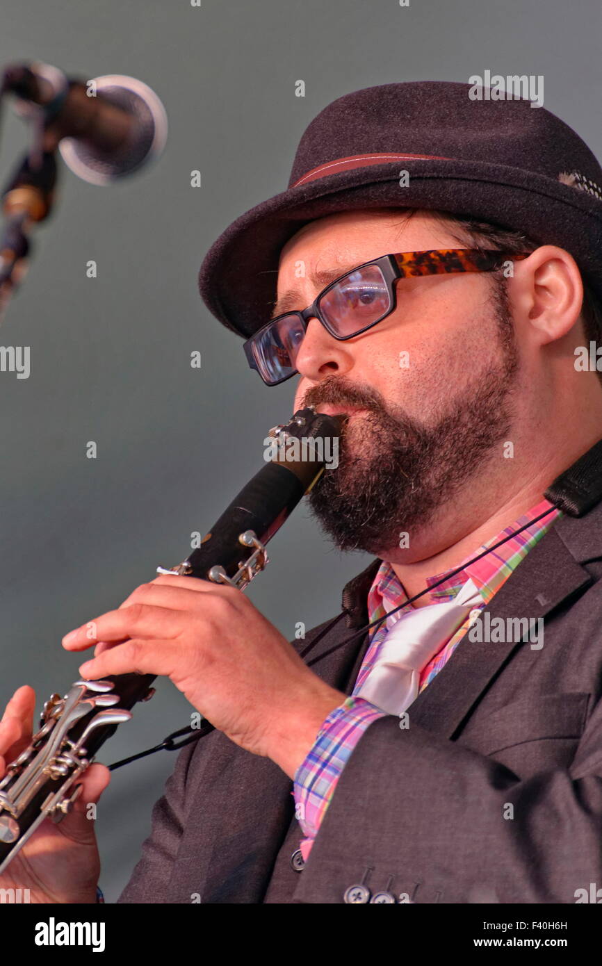 Klezmer clarinetist Michael Winograd performs at the Richmond Folk ...