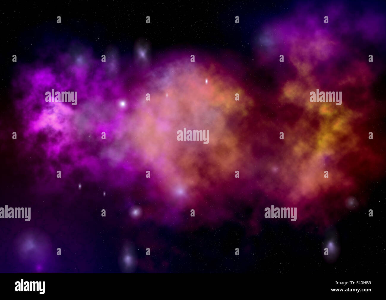 Being shone nebula Stock Photo - Alamy