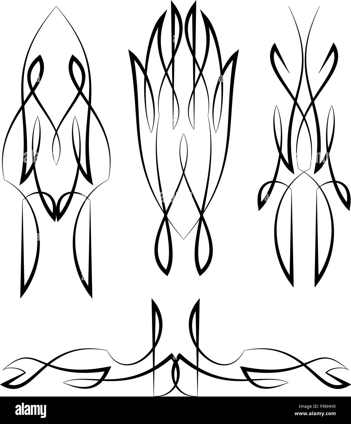 Pinstripe Graphics : Vinyl Ready Vector Art Stock Vector Image & Art ...