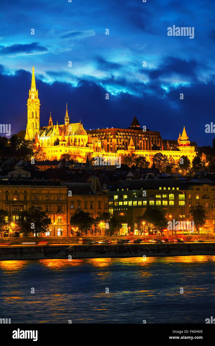 Old Budapest with Matthias church Stock Photo - Alamy