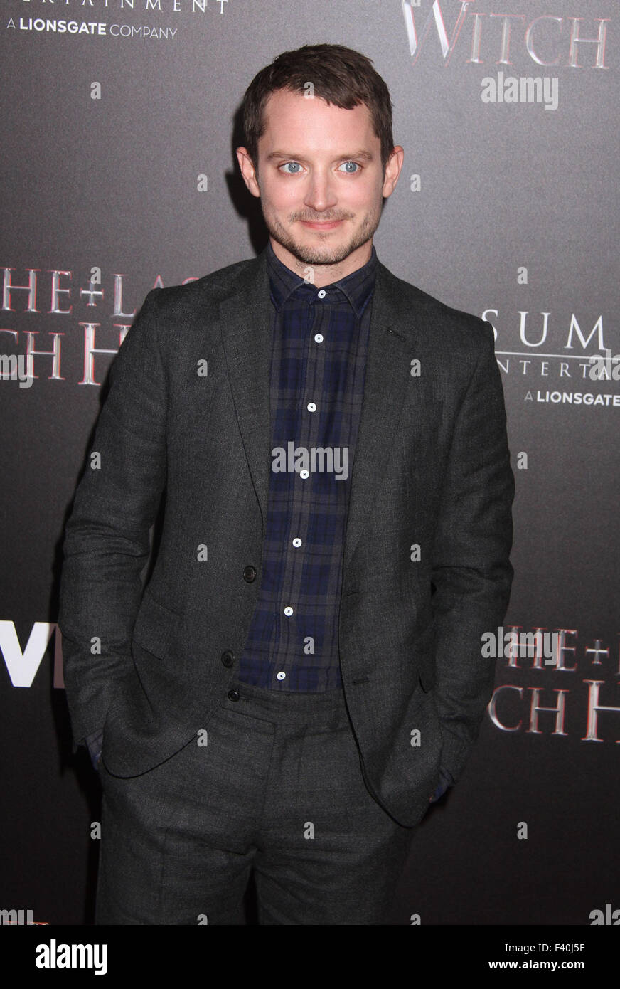 New York, USA. 13th Oct, 2015. Actor ELIJAH WOOD attends the New York ...