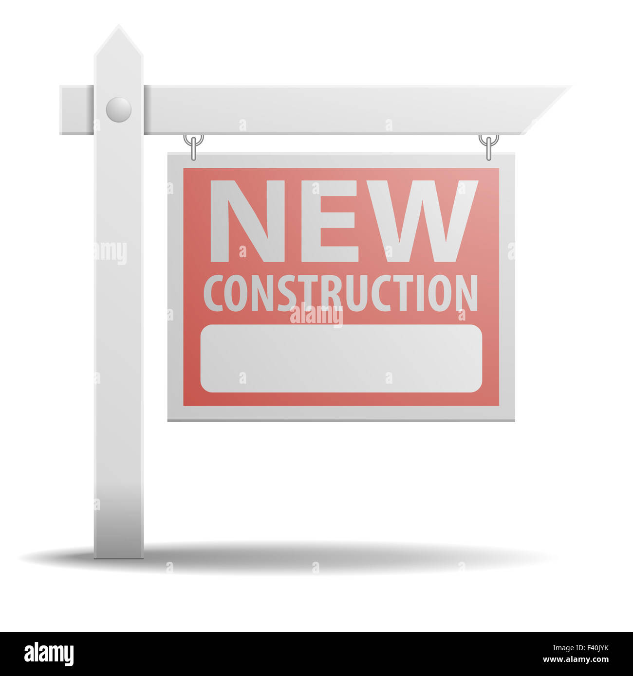 Sign New Construction Stock Photo - Alamy