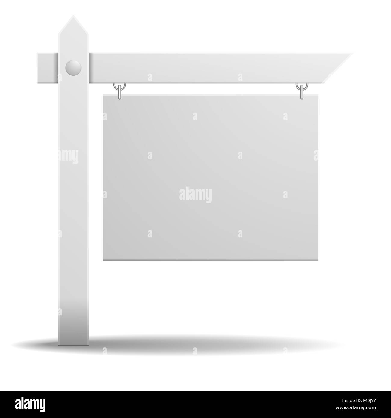 Blank construction sign hi-res stock photography and images - Alamy