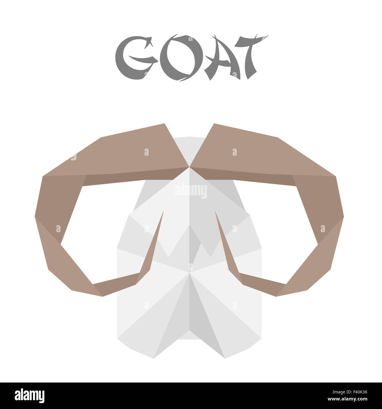 Goat symbol Cut Out Stock Images & Pictures - Alamy