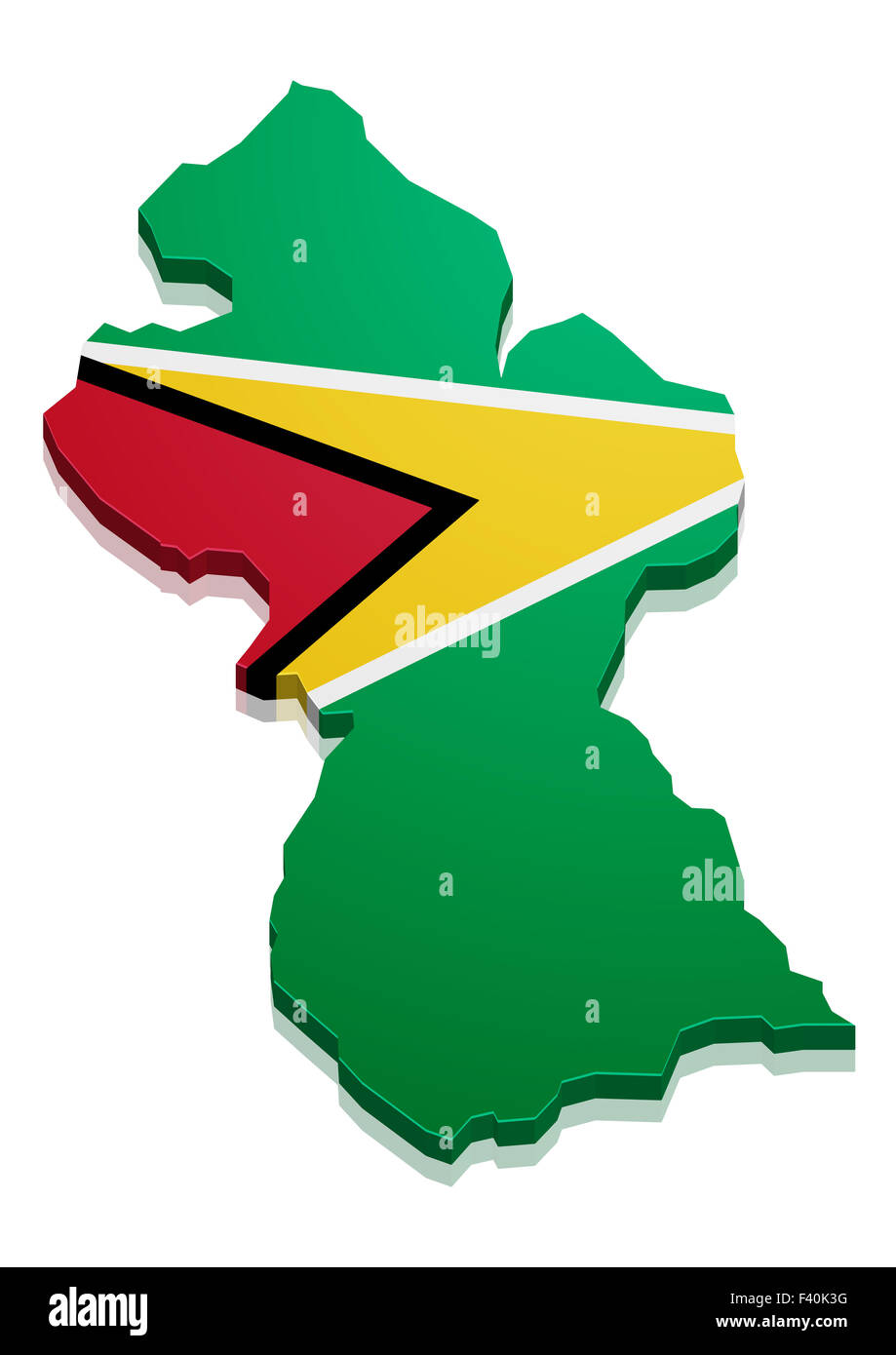 Guyana outline hi-res stock photography and images - Alamy
