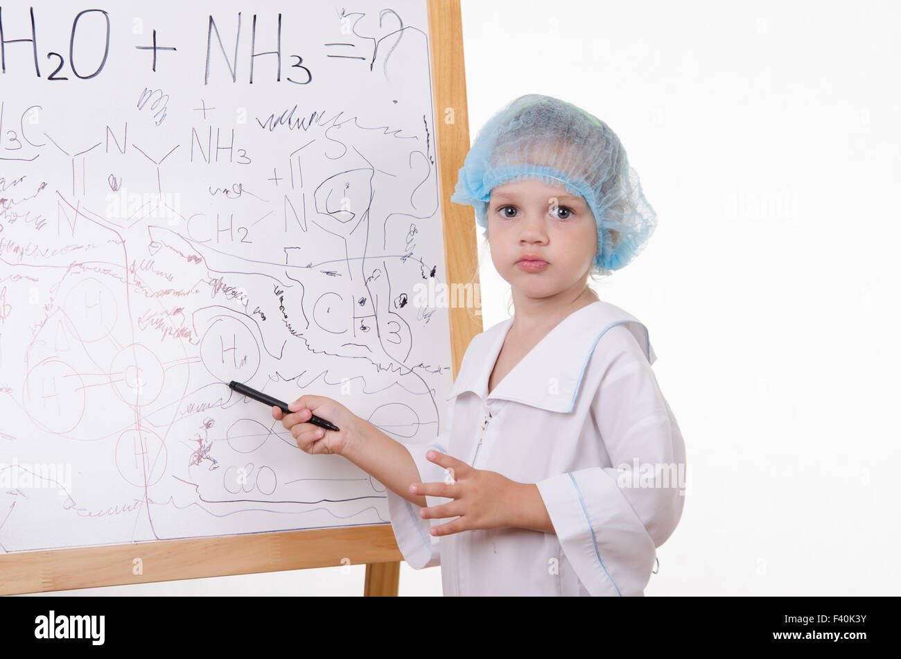 Chemist points on the board to scrawl Stock Photo - Alamy Chemist points on the board to scrawl Stock Photo - Alamy