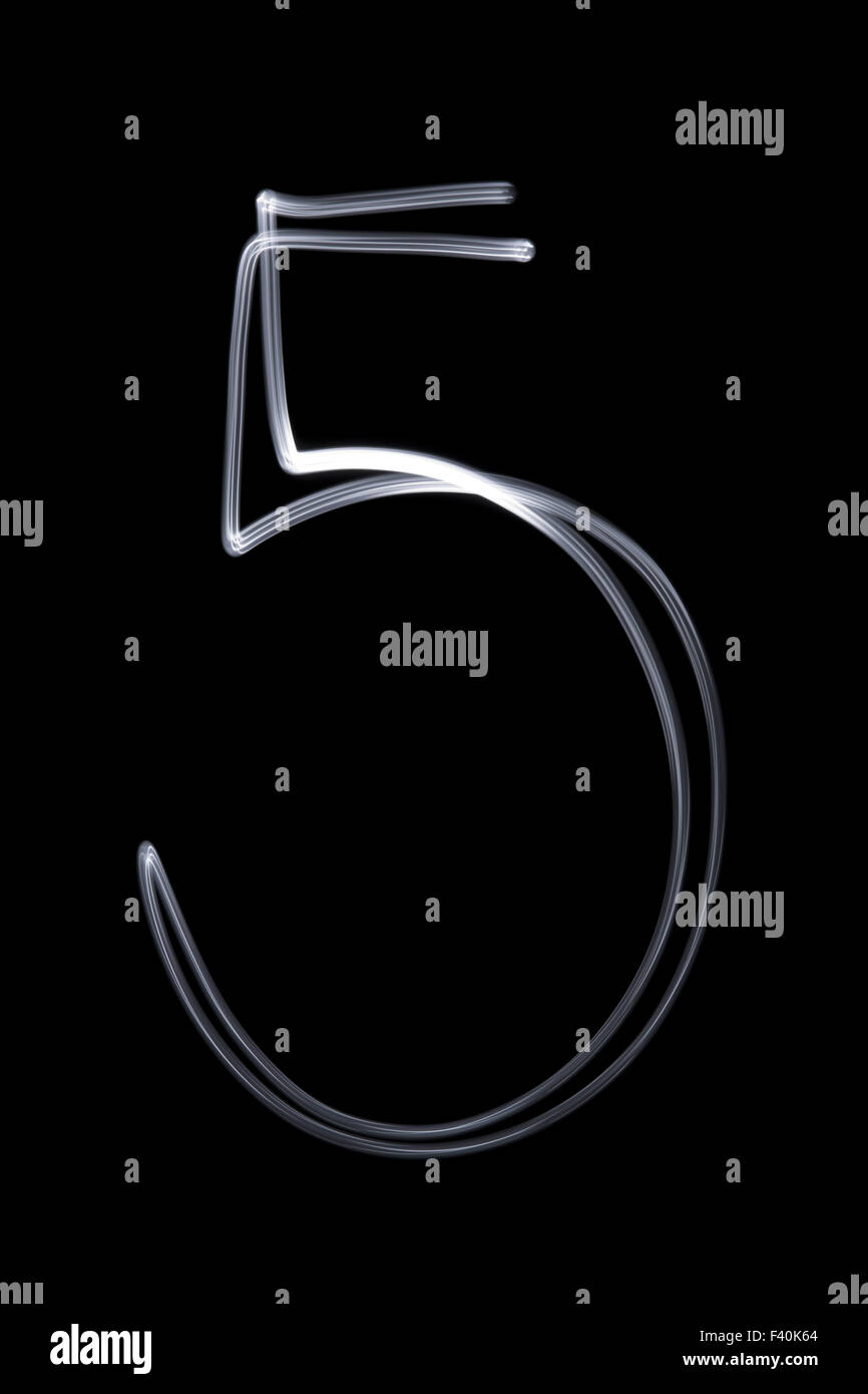 Number 5 neon hi-res stock photography and images - Alamy
