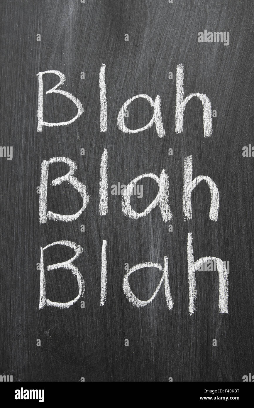 Blah blah blah hi-res stock photography and images - Alamy