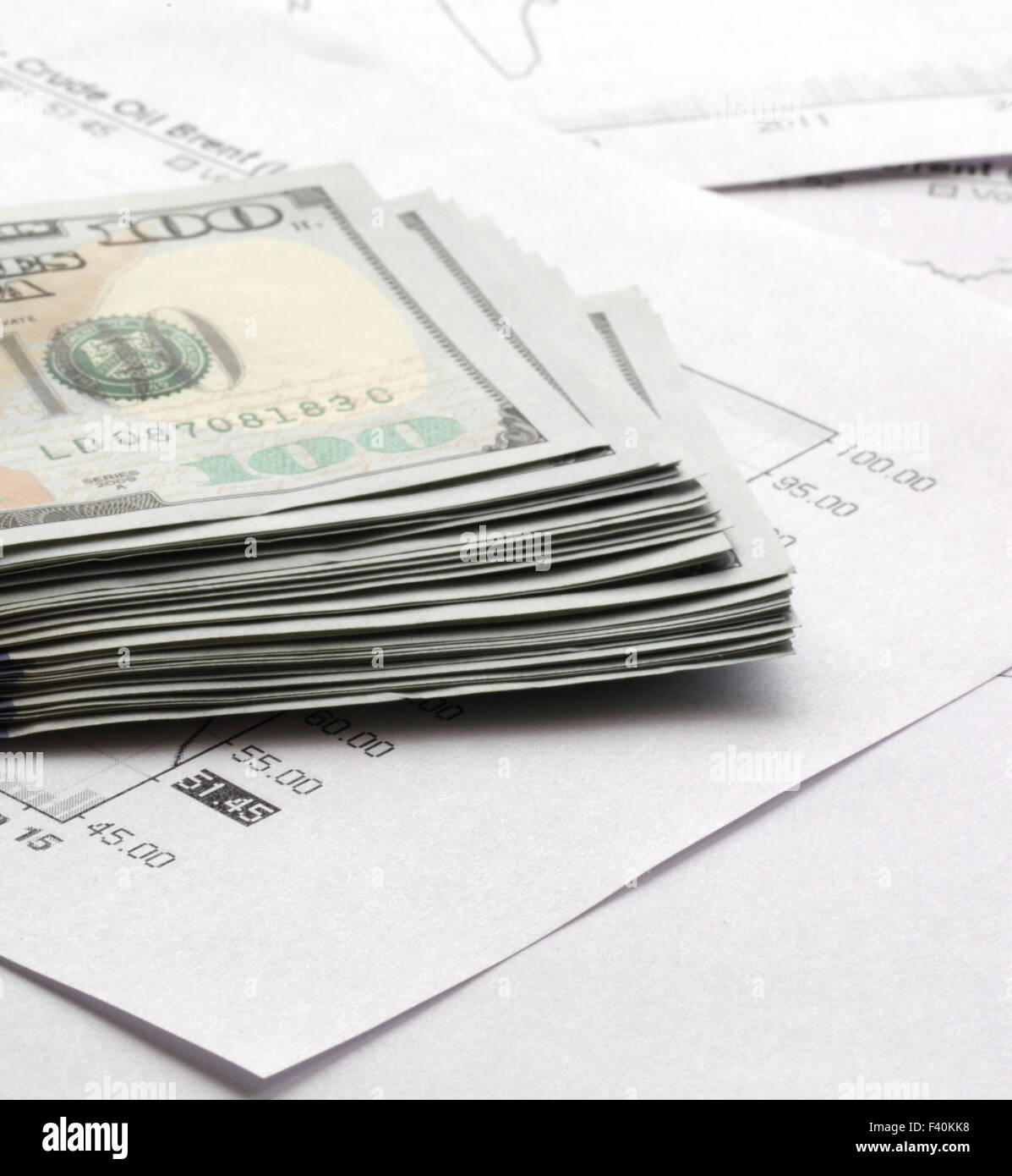 Chart price crude oil hi-res stock photography and images - Alamy