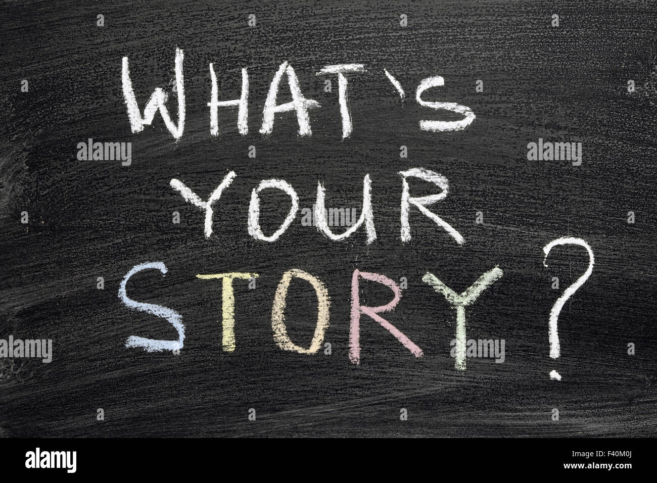 Whats the story hi-res stock photography and images - Alamy