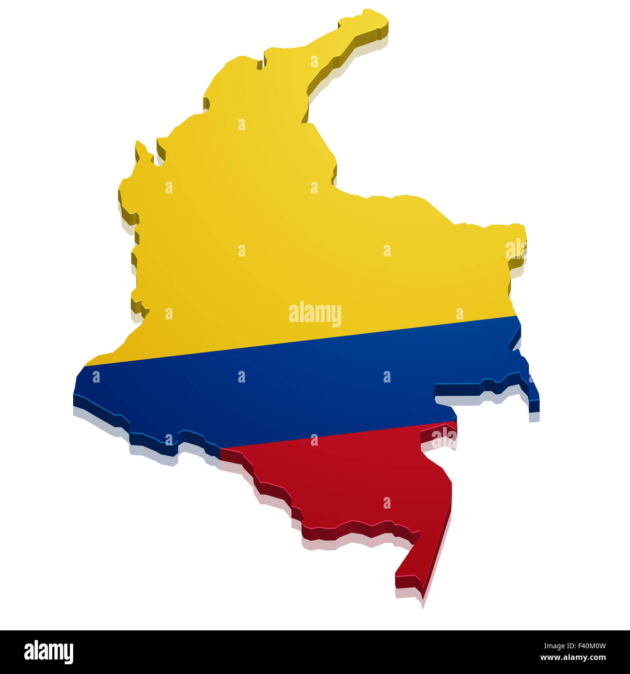 Outline map colombia hi-res stock photography and images - Alamy