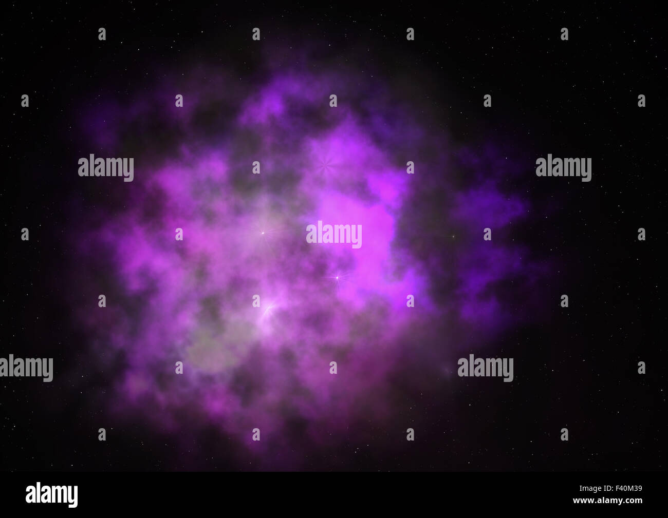 Being shone nebula Stock Photo - Alamy