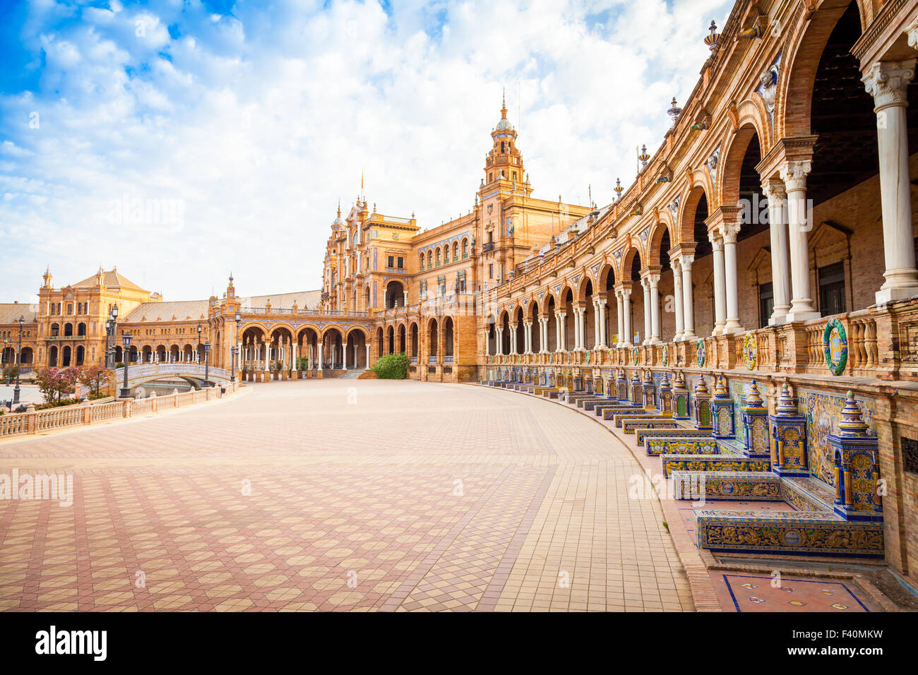 Seville Spain Square Stock Photo - Alamy