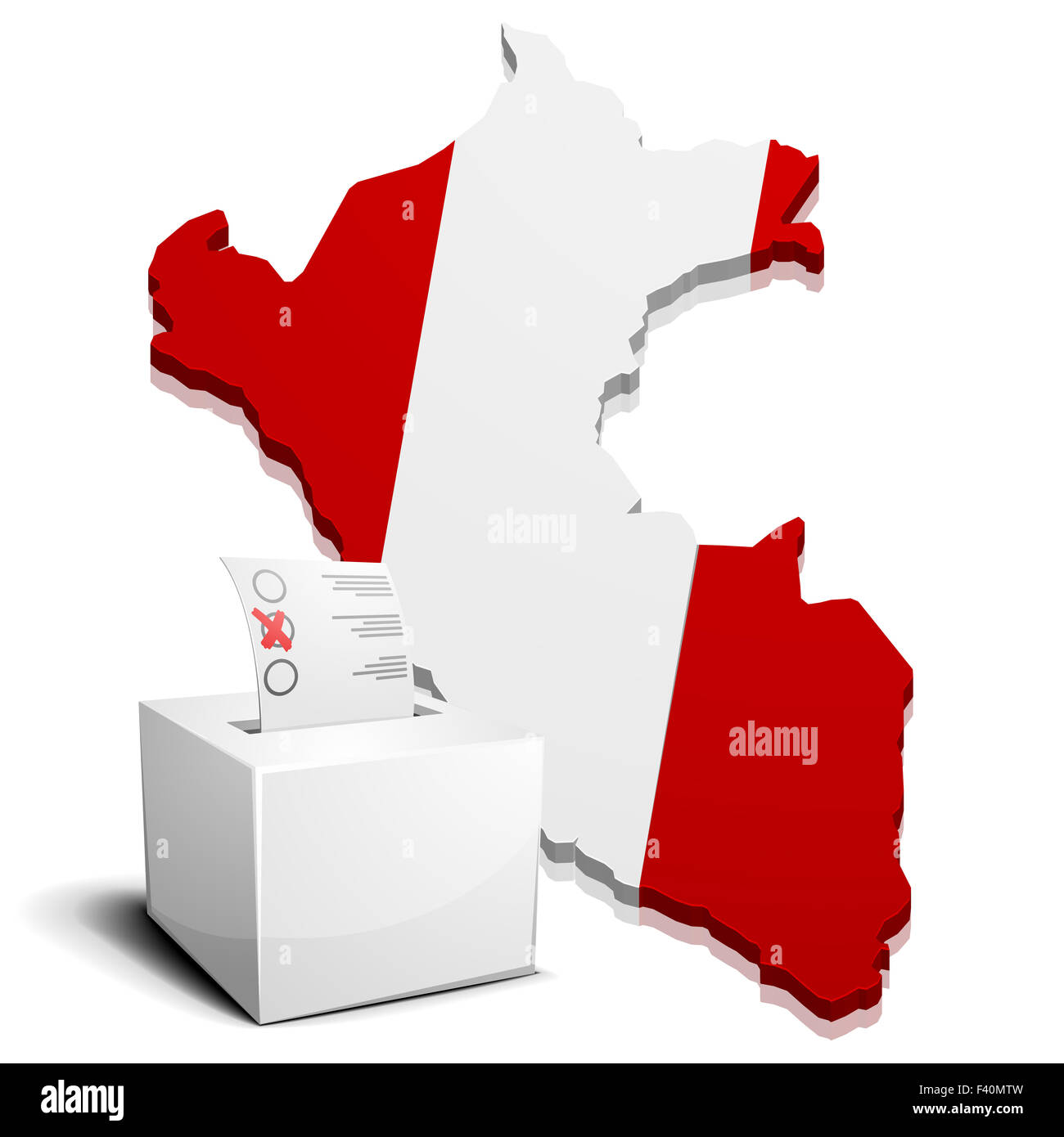 World map republic peru Cut Out Stock Images & Pictures - Alamy