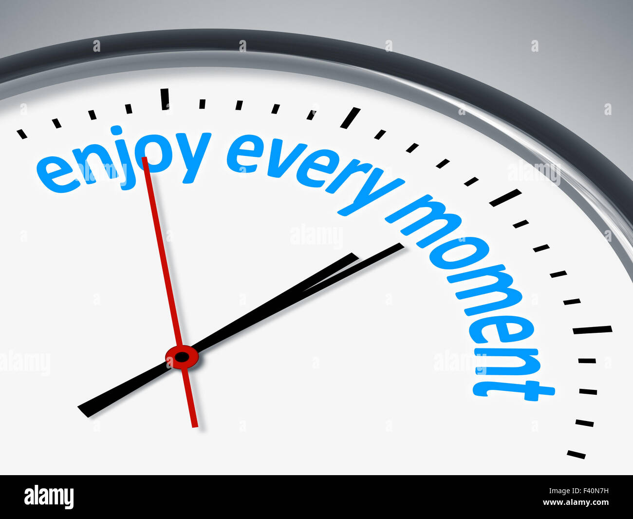 clock with a message Stock Photo - Alamy