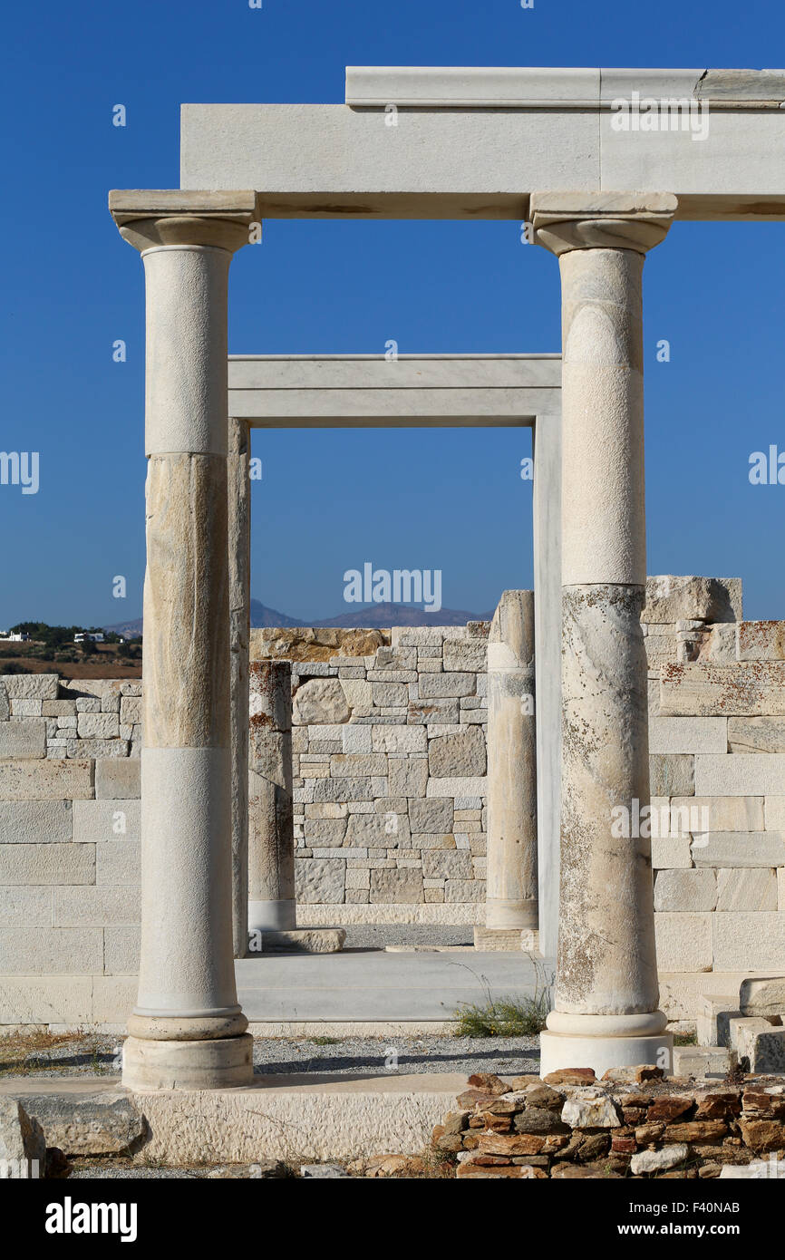 Naxos temple of demeter hi-res stock photography and images - Alamy