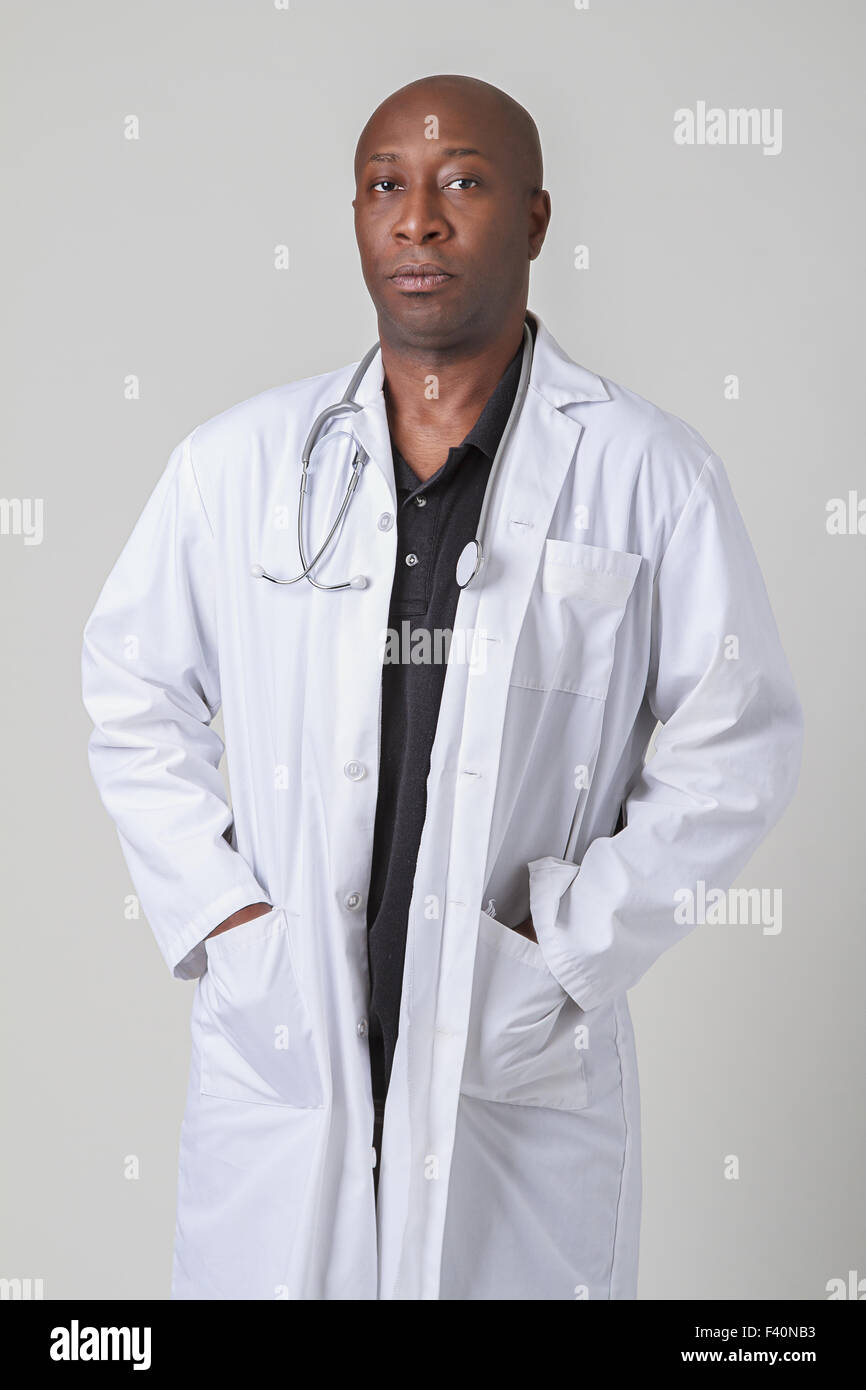 Portrait professional african american doctor hi-res stock photography ...