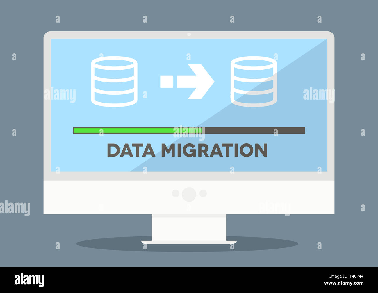 pc Data Migration Stock Photo - Alamy