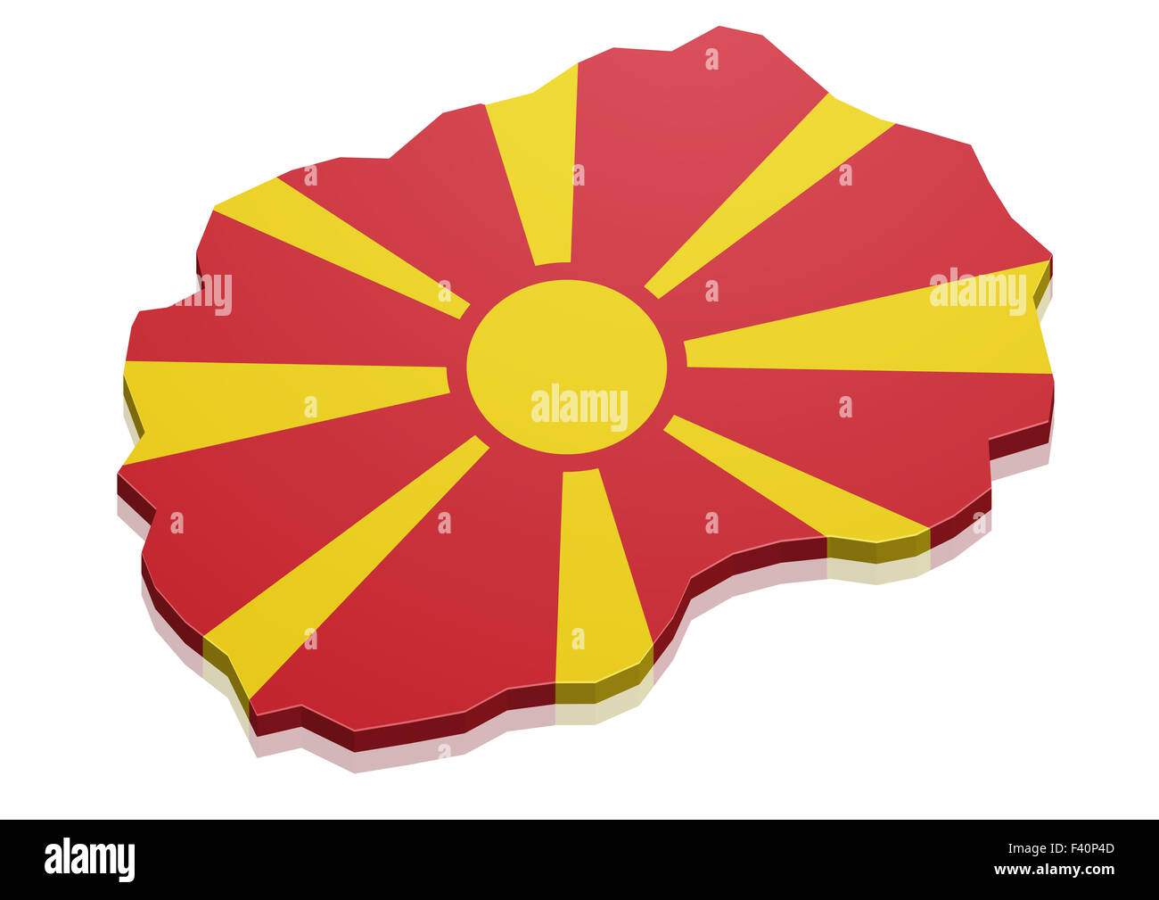 Country macedonia map hi-res stock photography and images - Alamy