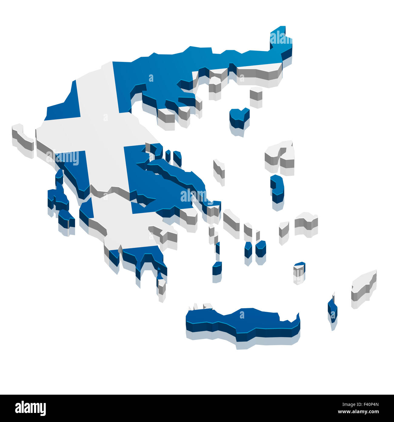 Greece map vector greek hi-res stock photography and images - Alamy