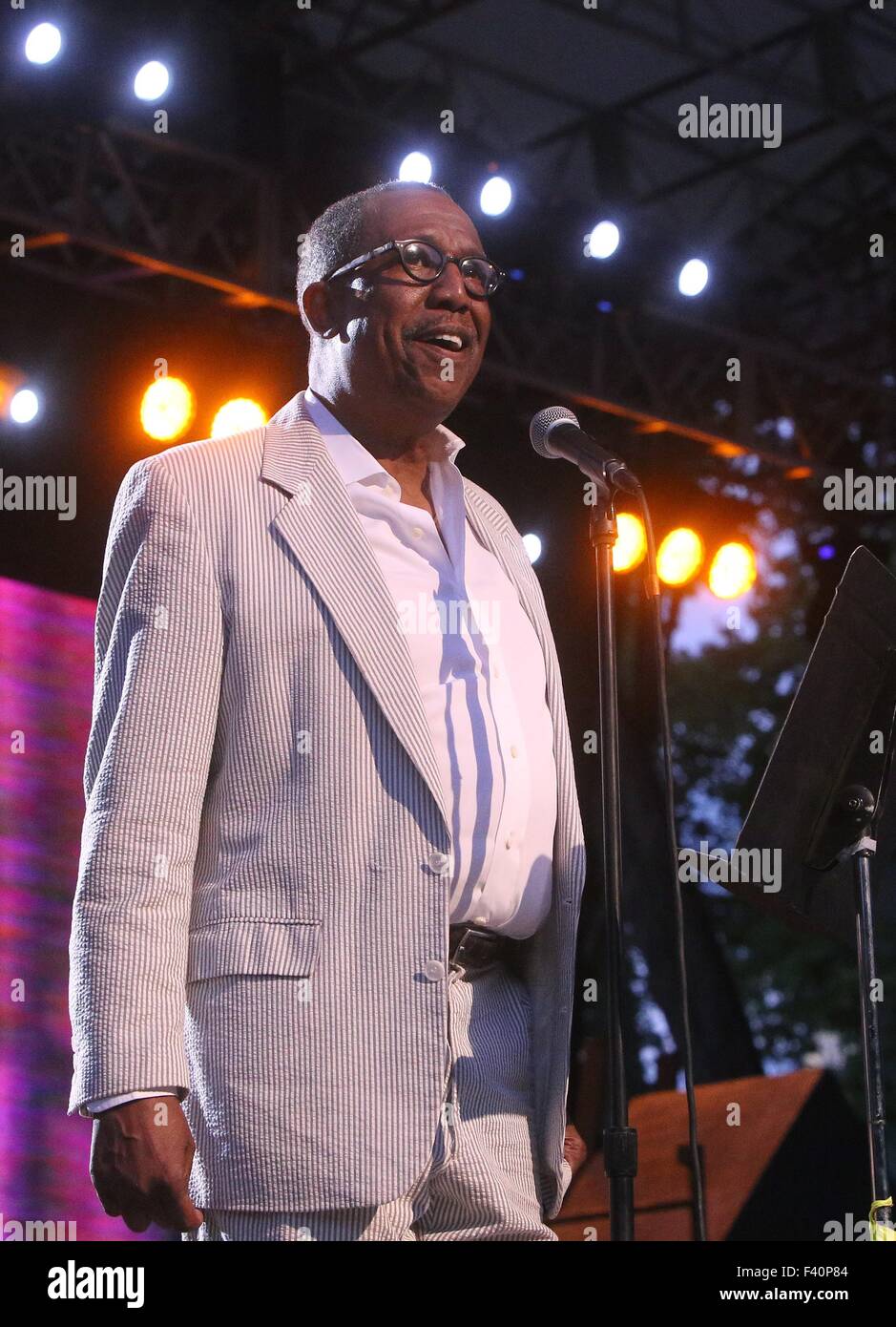 Reunion concert of Broadway musical The Wiz held at the SummerStage in ...