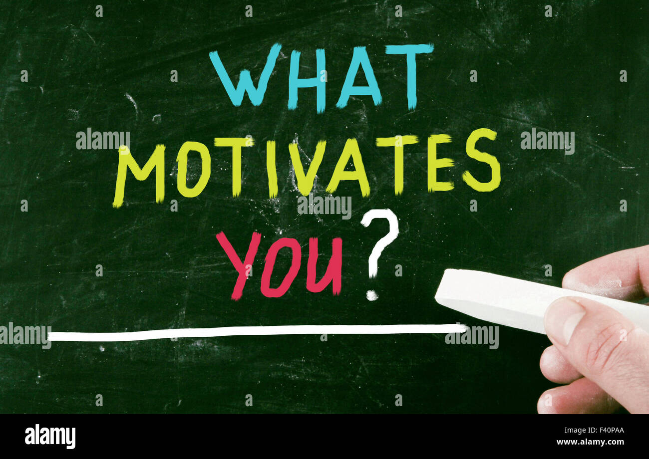 what motivates you Stock Photo - Alamy