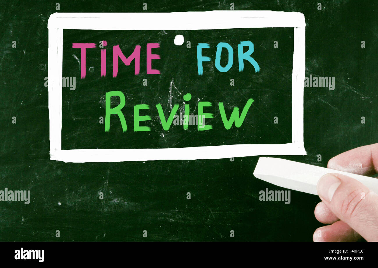 time for review Stock Photo - Alamy
