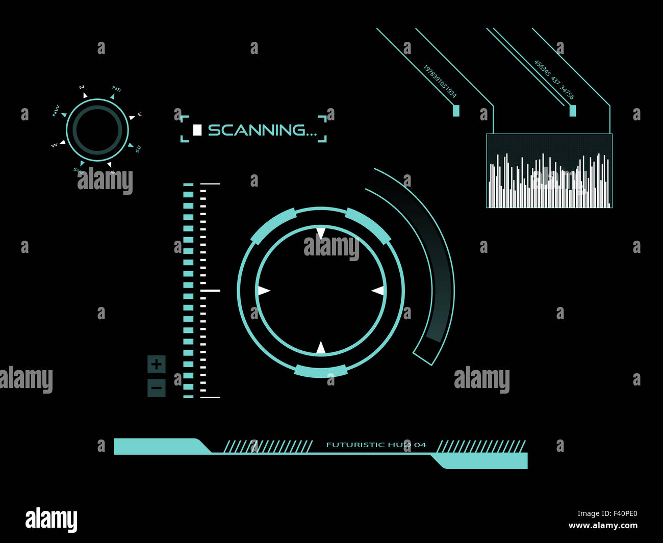 Abstract future, concept vector futuristic white virtual graphic touch ...