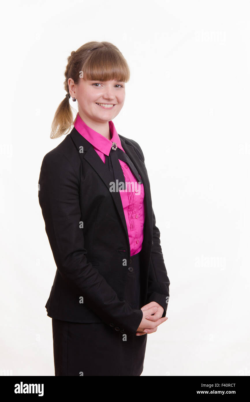 Portrait of a girl manager Stock Photo - Alamy