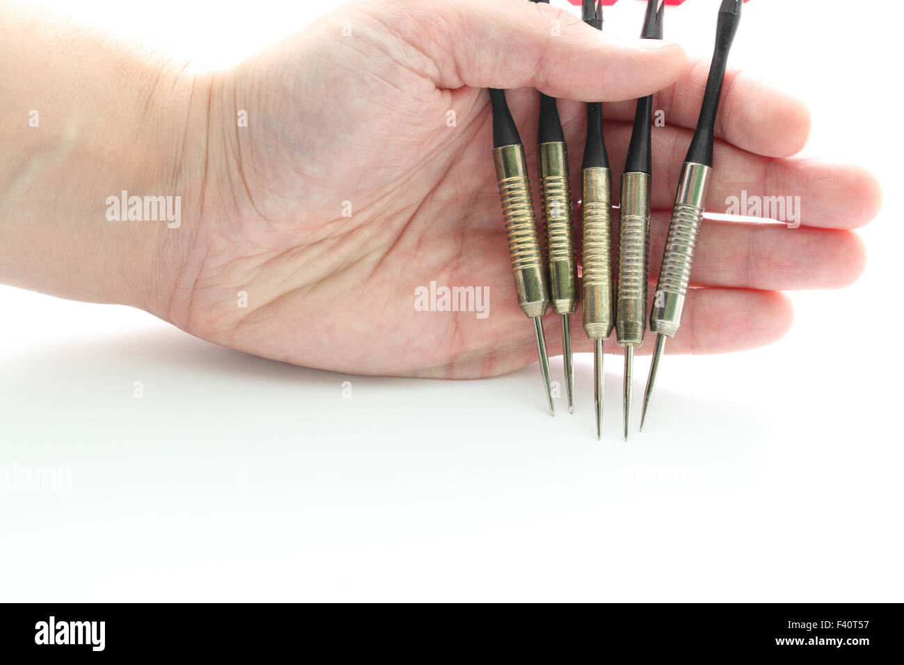 Hand throwing dart hi-res stock photography and images - Alamy