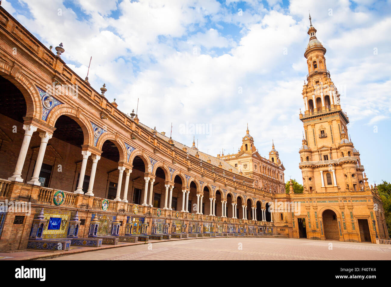 Seville Spain Square Stock Photo - Alamy