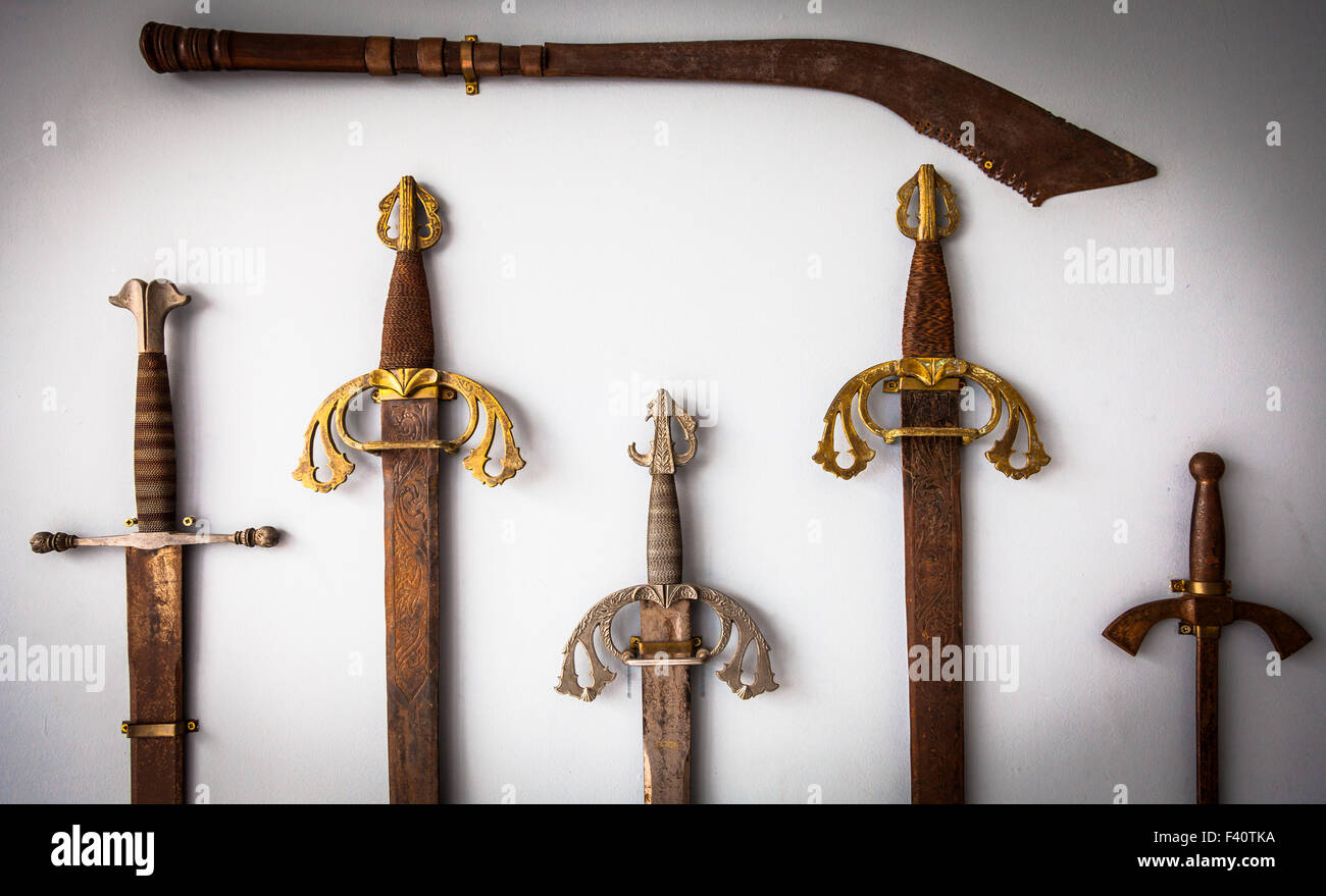 Sword collection Stock Photo - Alamy