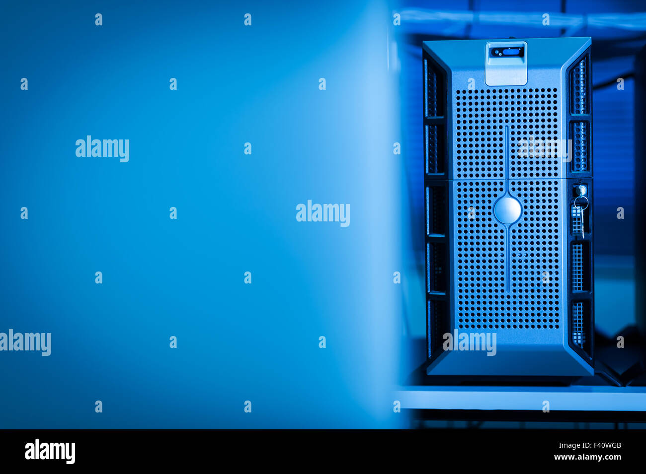 Computer Network servers in data room Stock Photo - Alamy