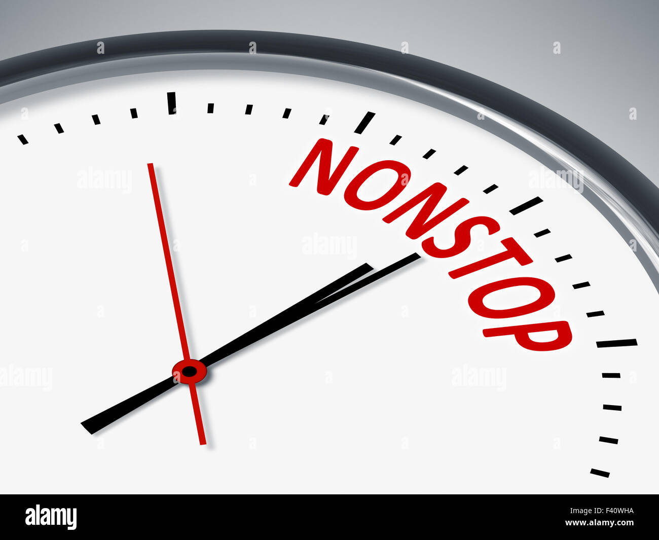Nonstop clock hi-res stock photography and images - Alamy