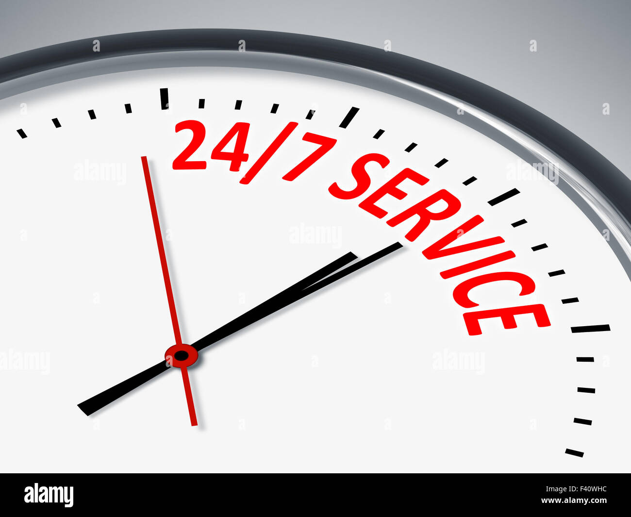 24 7 Service Stock Photo - Alamy