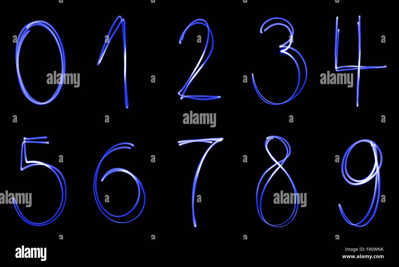 Number sketch hi-res stock photography and images - Alamy