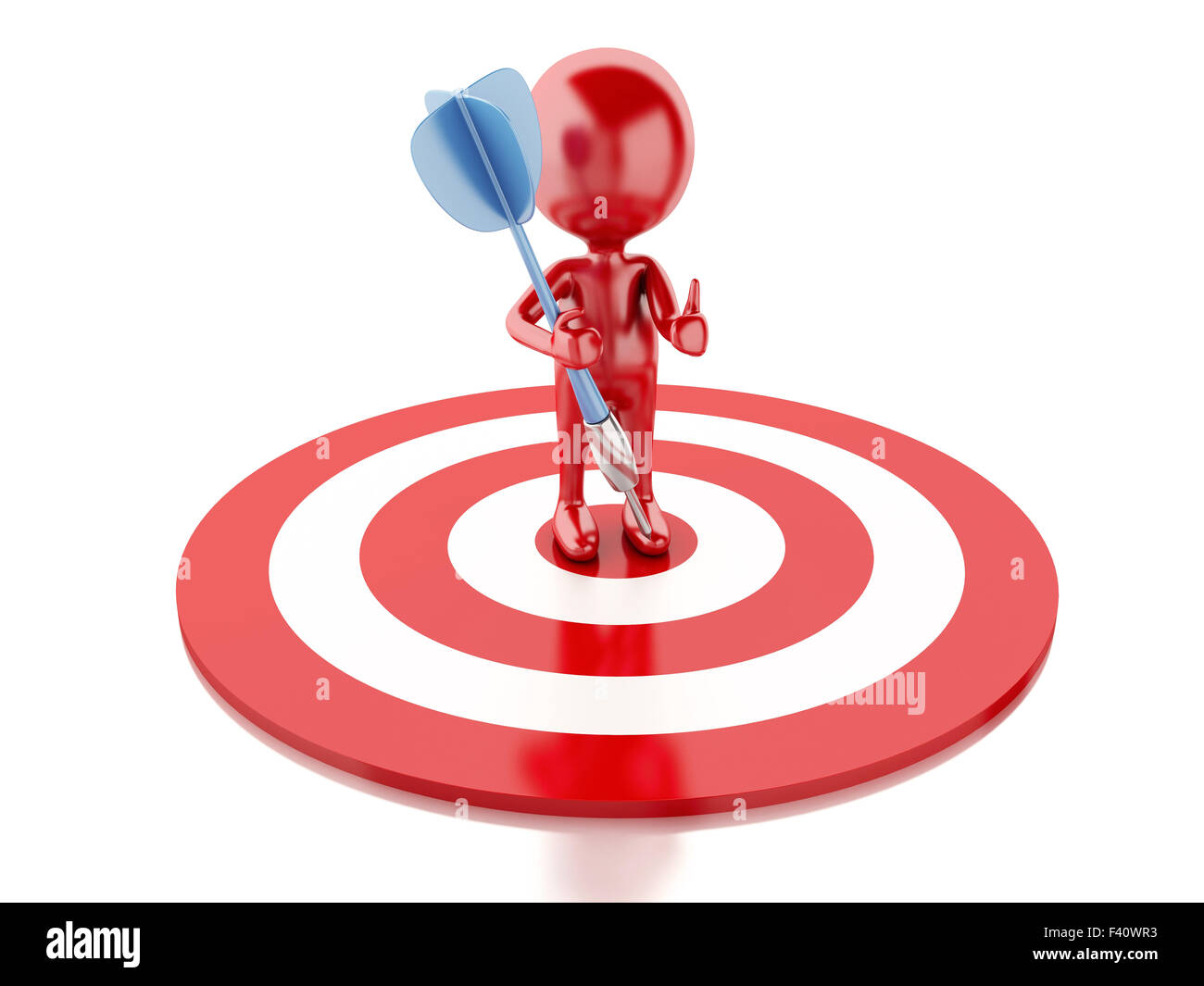 3d render little red people hi-res stock photography and images - Alamy