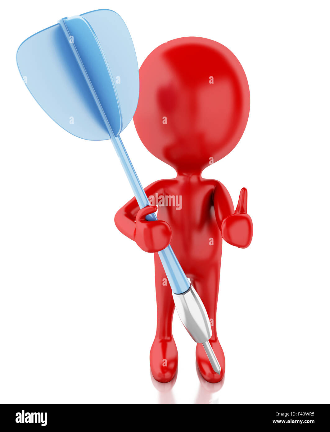 3d render little red people hi-res stock photography and images - Alamy